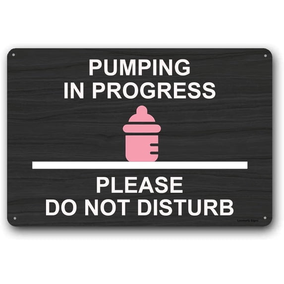 Aluminum Pumping in Progress Sign, Pumping Sign for Work, 8x12 Inch ...