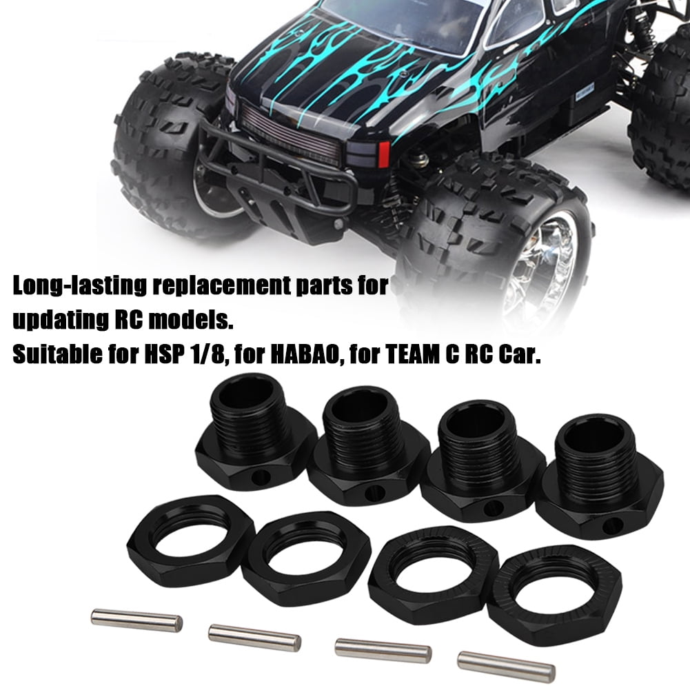 Aluminum RC Wheel Hex Kit , 17MM, 8MM Axle, Upgrade Your RC Car ...