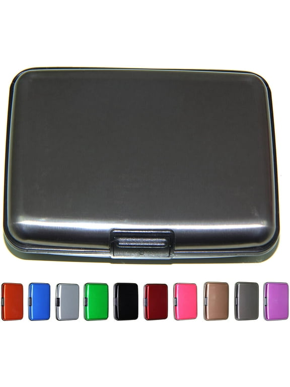 D-GROEE Blocking Credit Card Protector Waterproof Aluminum ID Case Hard ...