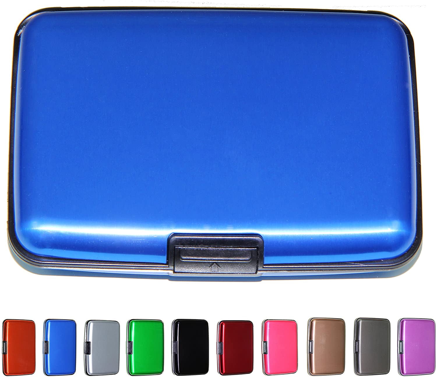 Aluminum RFID Blocking Credit Card Holder for Men & Women, Cool Slim ...