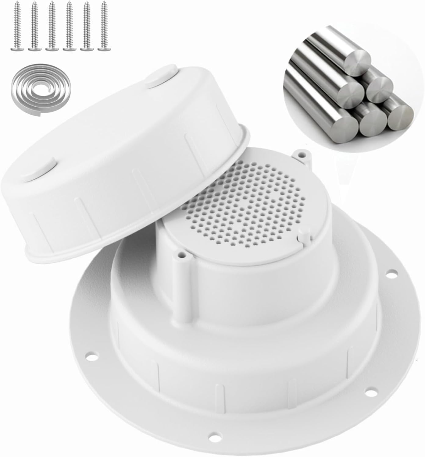 Aluminum RV Plumbing Vent Cap Cover with Screen - Weatherproof Metal ...