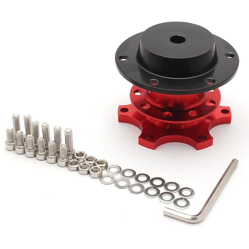 Aluminum Racing Steering Wheel Quick Release Hub Kit Wheel Hub Adapter ...