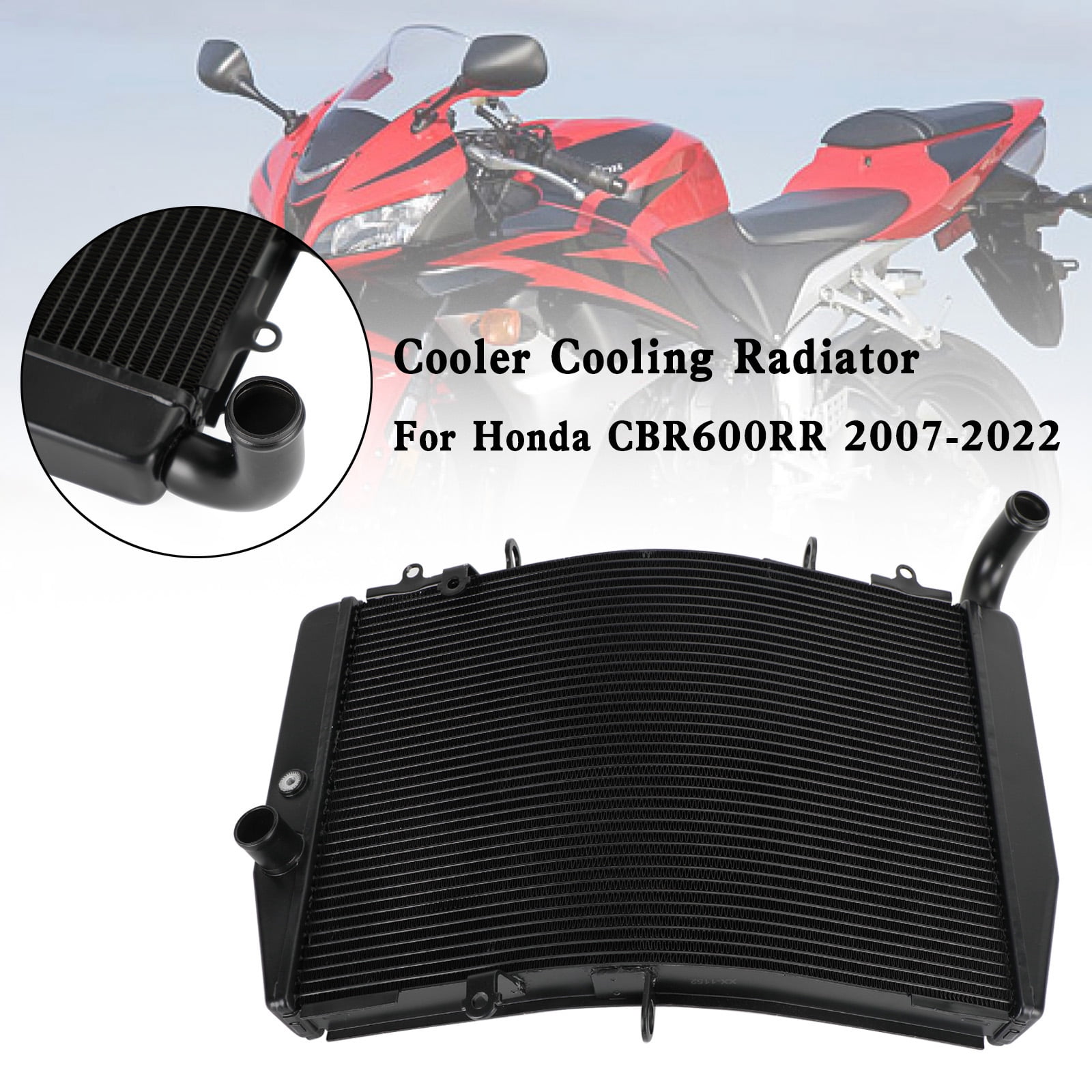Aluminum Radiator Cooling Cooler For Honda F5 CBR600RR CBR 600RR 2007 ...