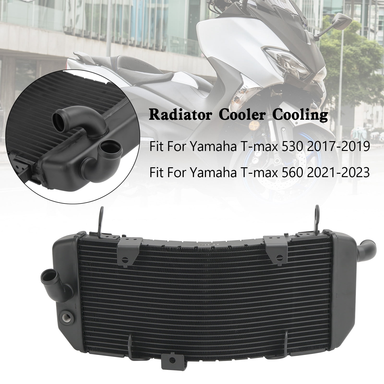 Aluminum Radiator Cooling Cooler For Yamaha T-max 530 17-19 T-max 560 ...