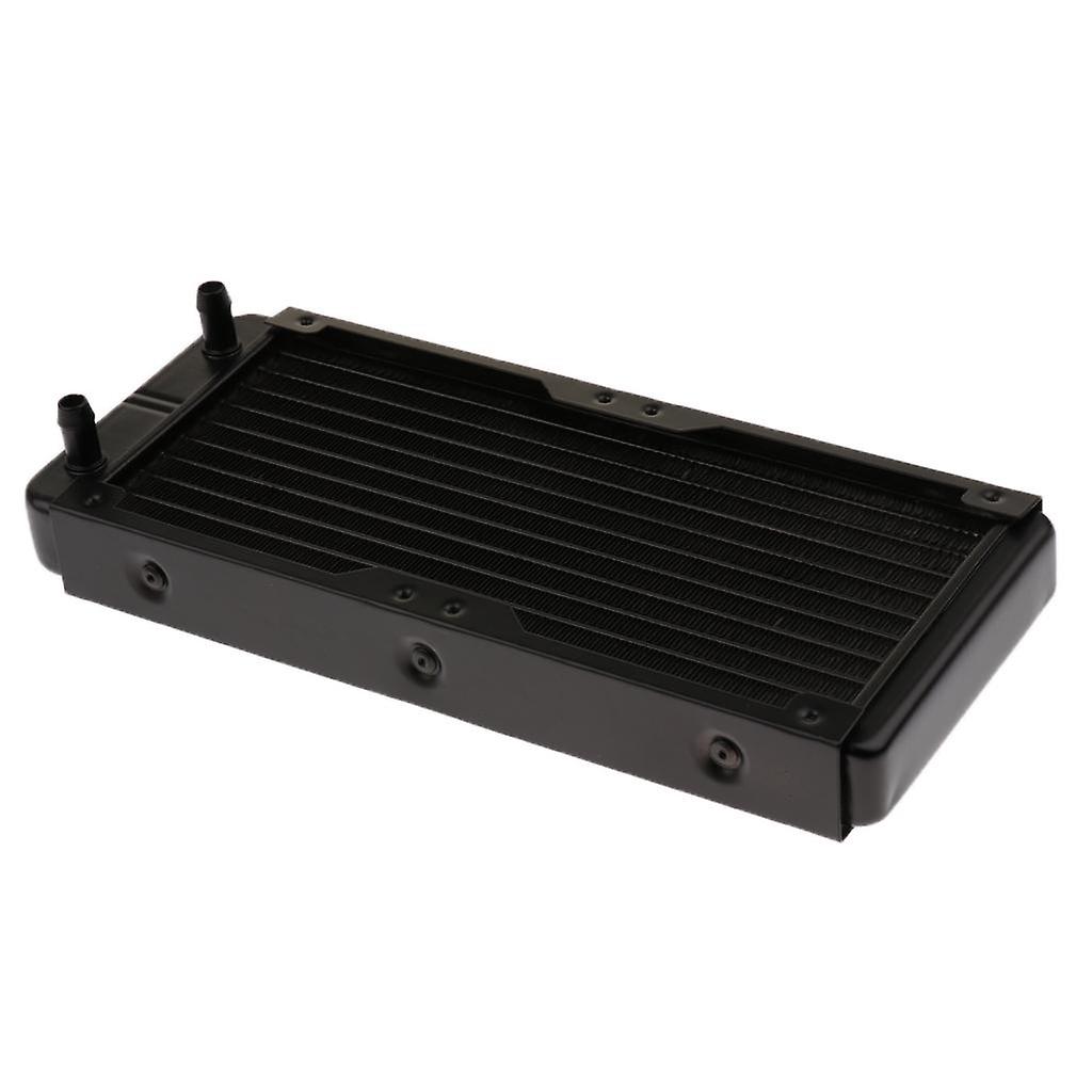 Aluminum Radiator Water Heat Exchanger 10pipes For Cpu 240mm Straight ...