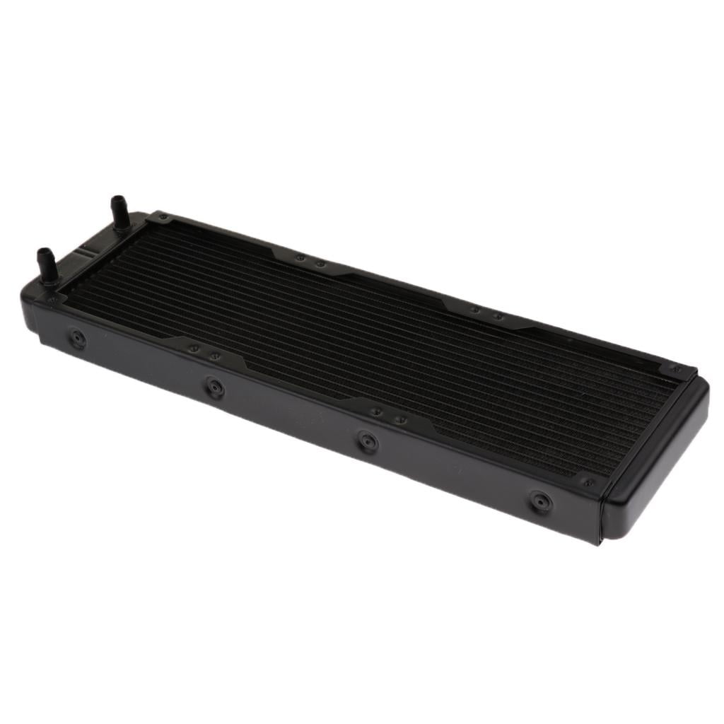 Aluminum Radiator Water Heat Exchanger 360mm 18 Pipes Design for CPU ...