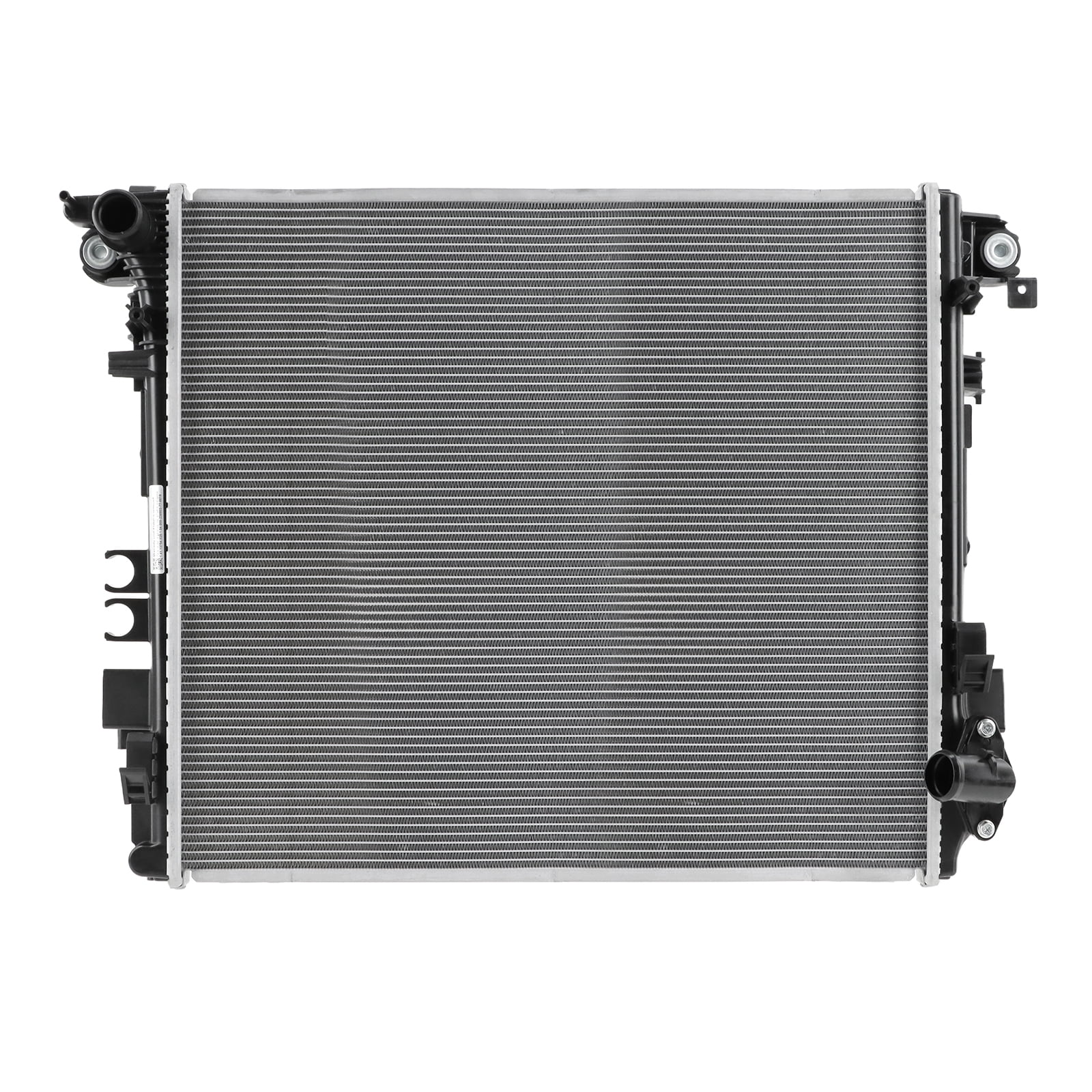 Aluminum Radiator With Plastic Tanks - Front Mount Silvery Finish ...