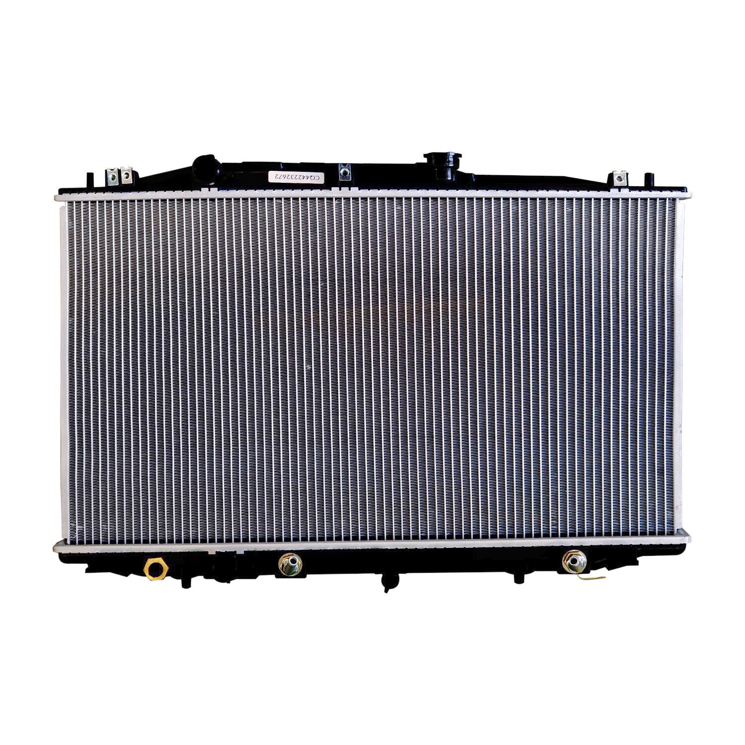 Aluminum Radiator with Black and Silver Finish - 1 Downflow Design ...