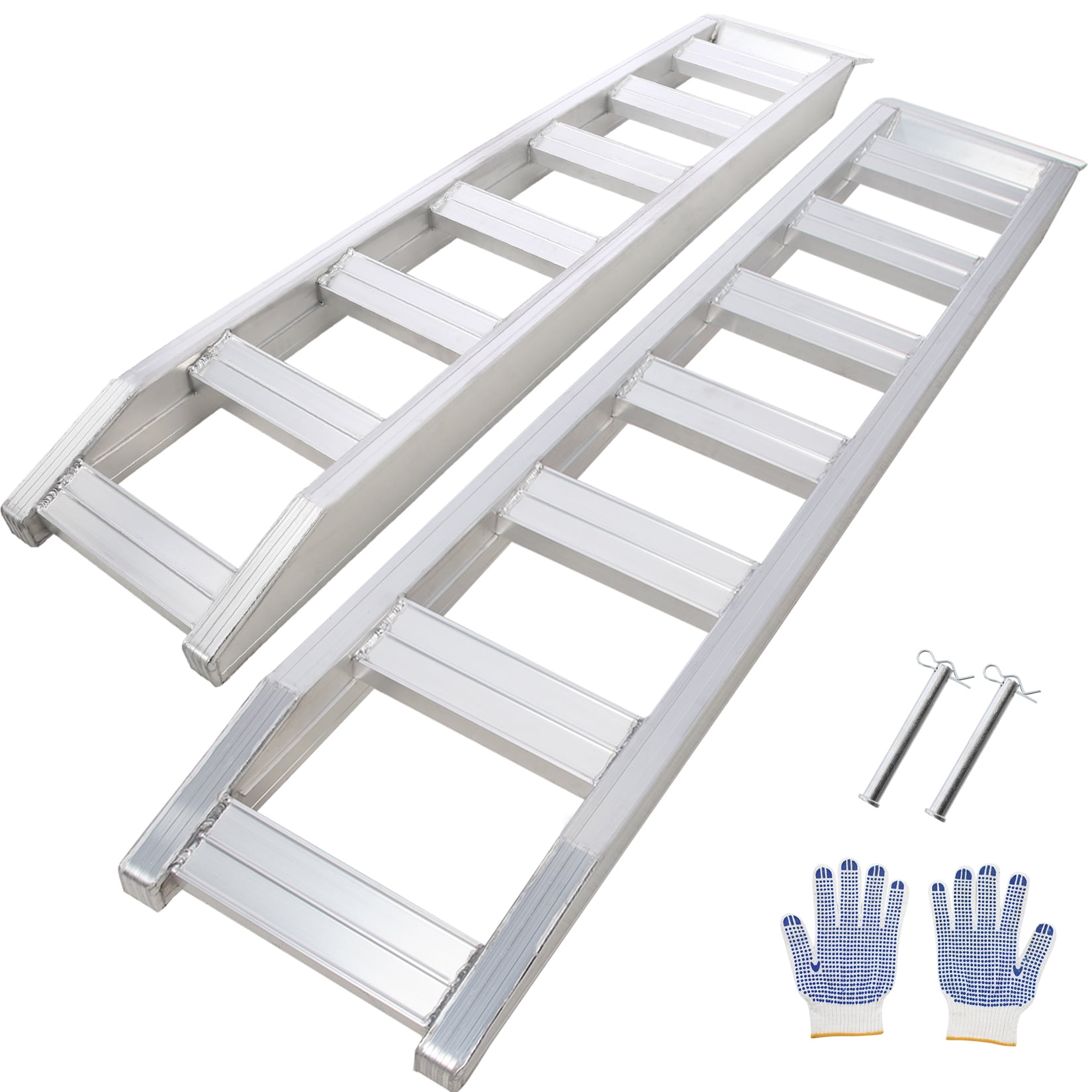Aluminum Ramps, 1 Pack, 8810 lbs Capacity, Heavy-Duty Ramps with Top ...