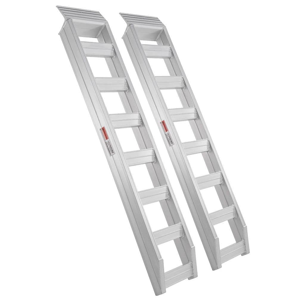 Aluminum Ramps 6800 lbs. Heavy-duty RampsTop Hook Attaching End ...