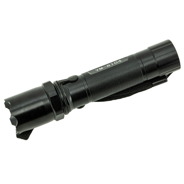Aluminum Rechargeable CREE LED Flashlight with Carry Case - Walmart ...