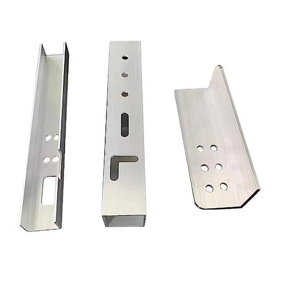 Aluminum Rectangular Tubing 2Pcs 25mm x 50mm x 770mm Long Wall ...