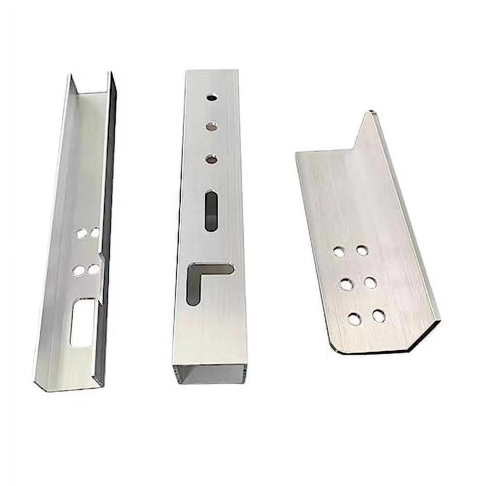 Aluminum Rectangular Tubing 4Pcs 25mm x 50mm x 230mm Long Wall Thickness 1.4mm, 4 Pack Aluminum ...