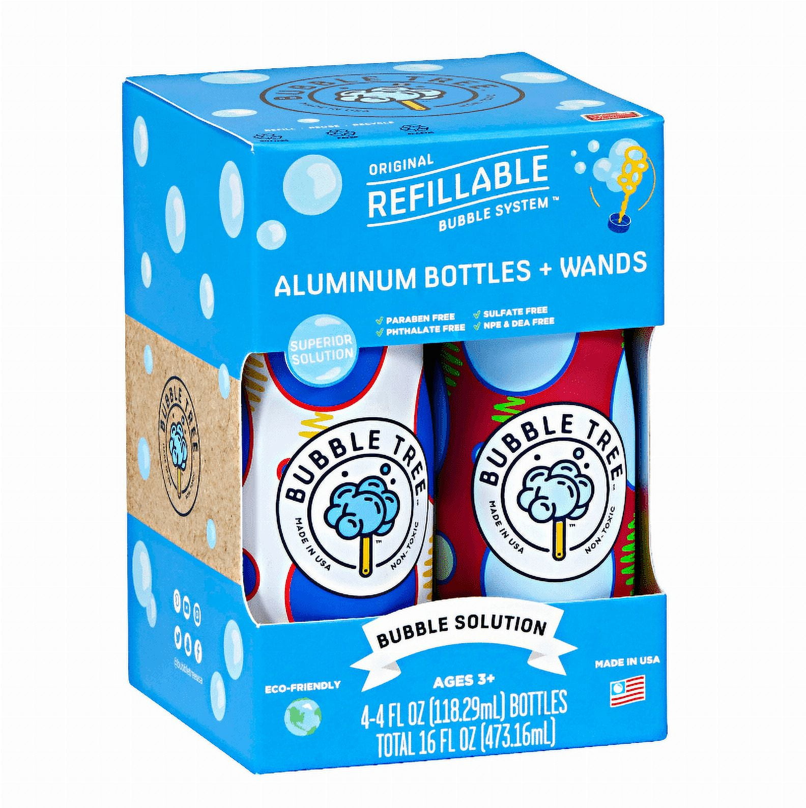 Aluminum Refillable Bubble Bottles - Walmart.com