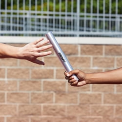 Uxcell Junior Relay Track Baton Plastic Running Race Field Stick ...