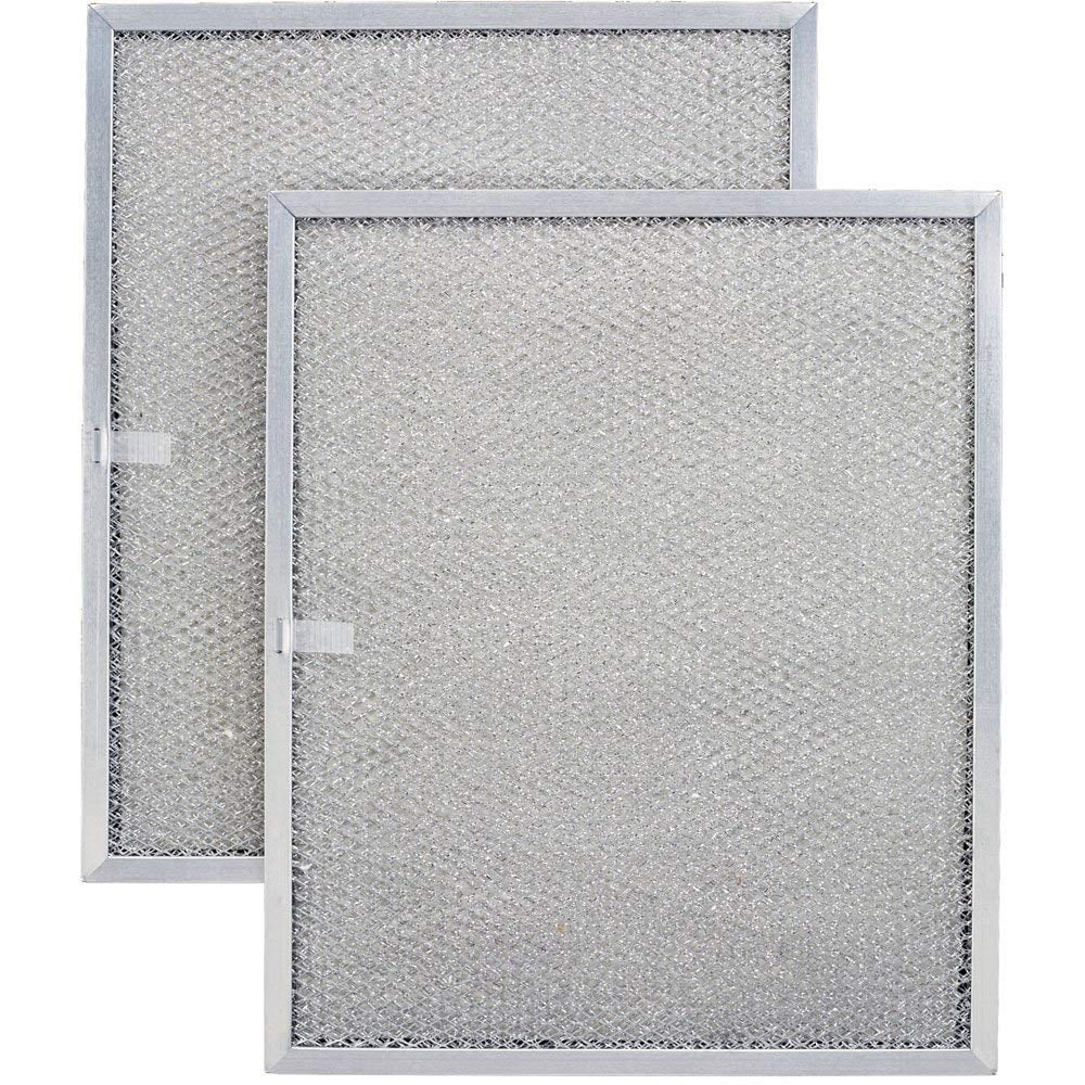 Aluminum Replacement Range Filter - Dimensions: 8-1/2 x 11-1/4 x 3/8-2 ...
