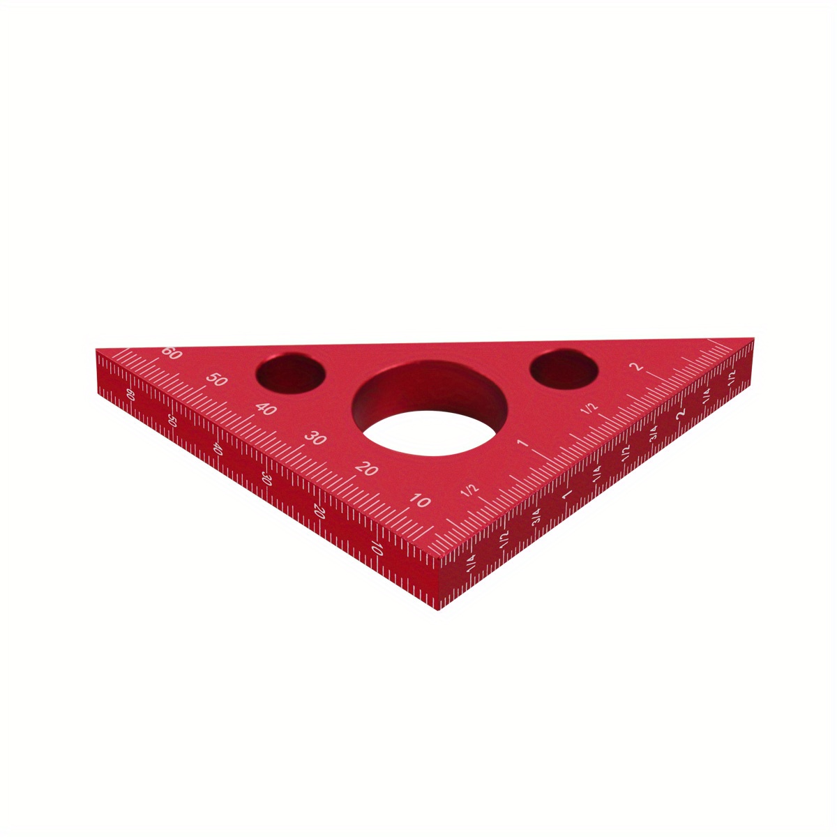 Aluminum Right Angle Ruler Woodworking Ruler Triangle Ruler Scales ...