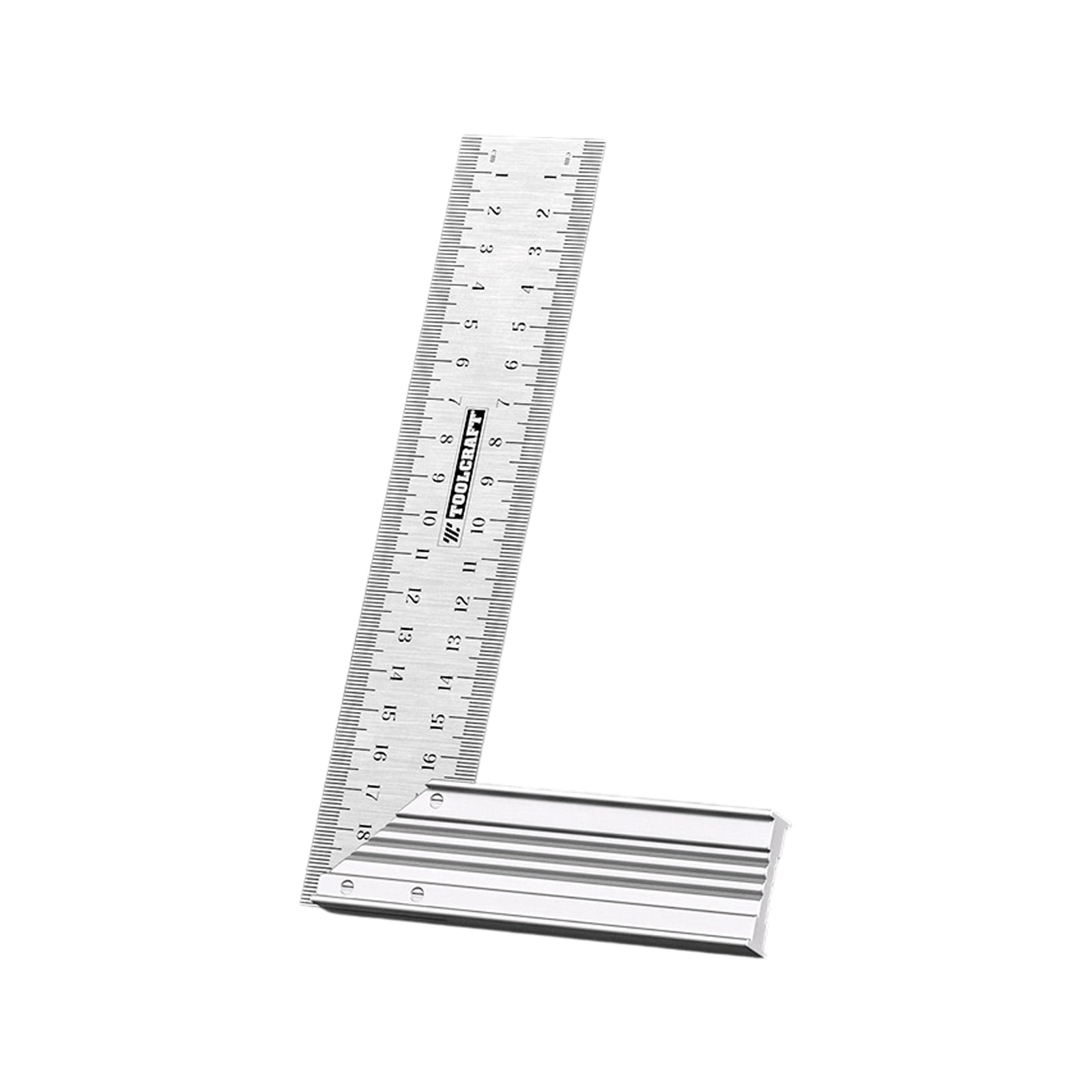 Aluminum Right Angles Ruler With Safety Corners And Clear Scale ...