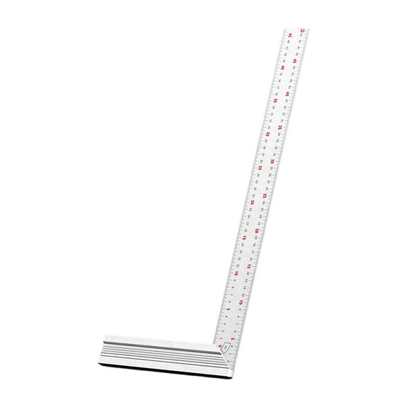 Aluminum Right Angles Ruler With Safety Corners And Clear Scale ...