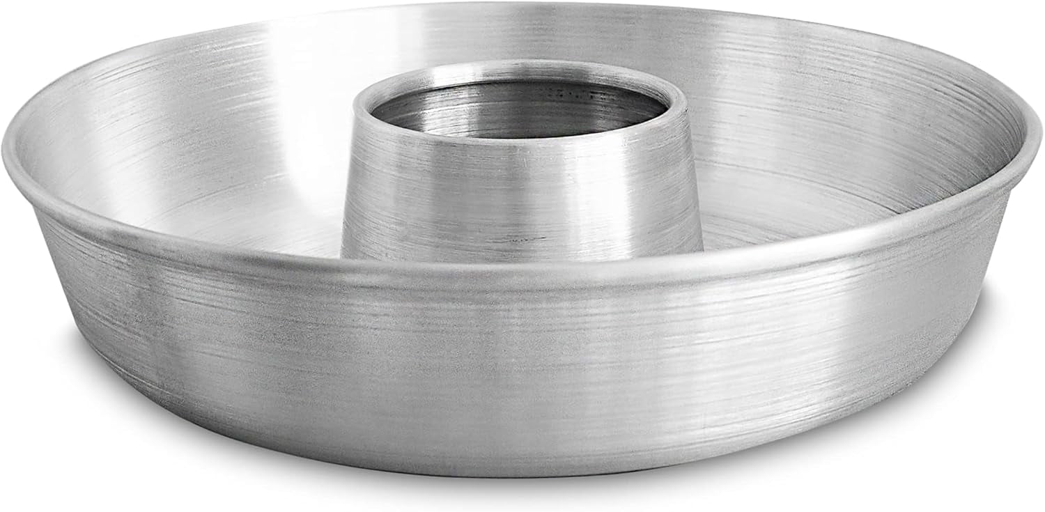 Aluminum Ring Cake Pan - Fluted Tube Pan for Baking Pound Cake ...