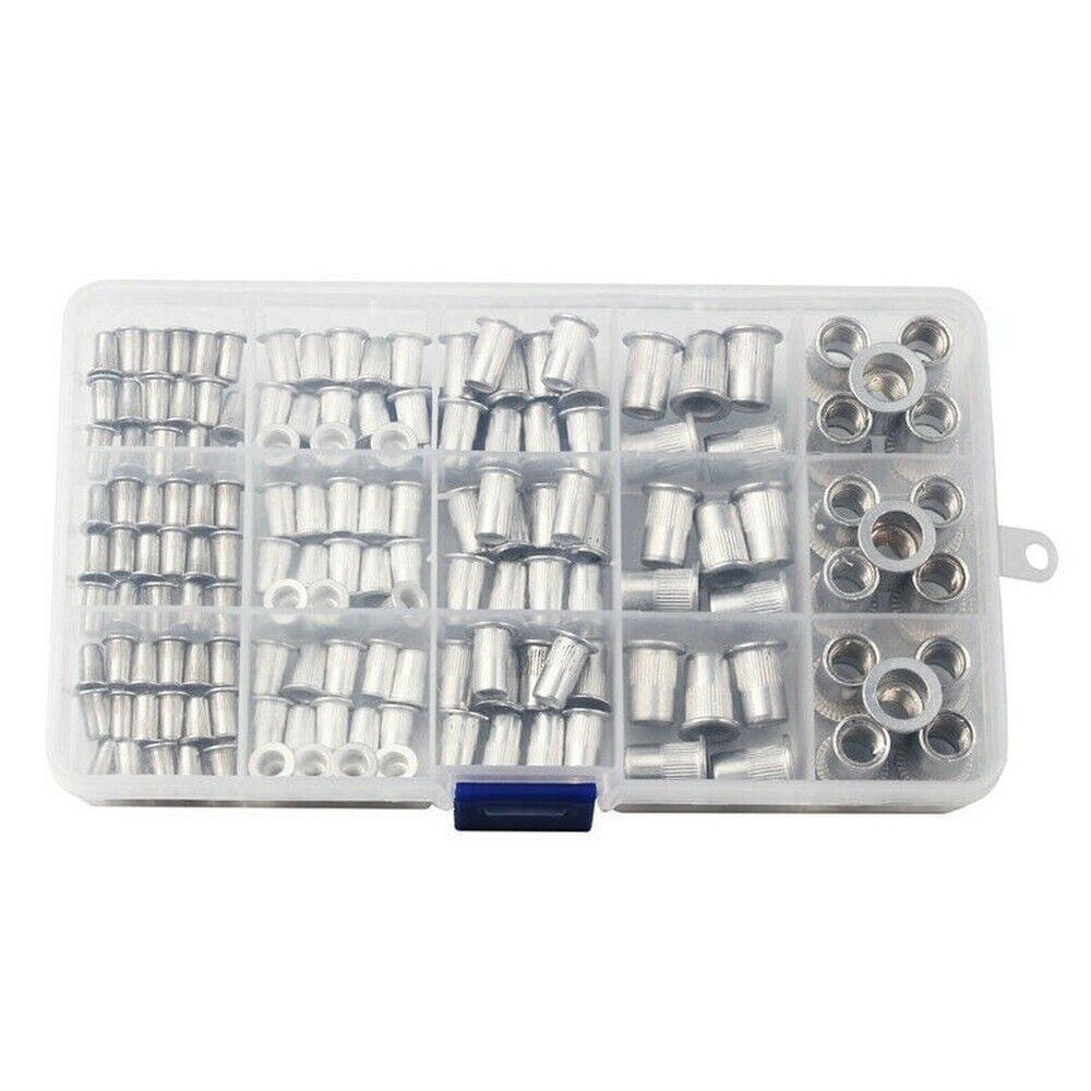Aluminum Rivet Nut Kit Metric Rivnut Nutsert Assort M3 M4 M5 M6 M8 Pack ...