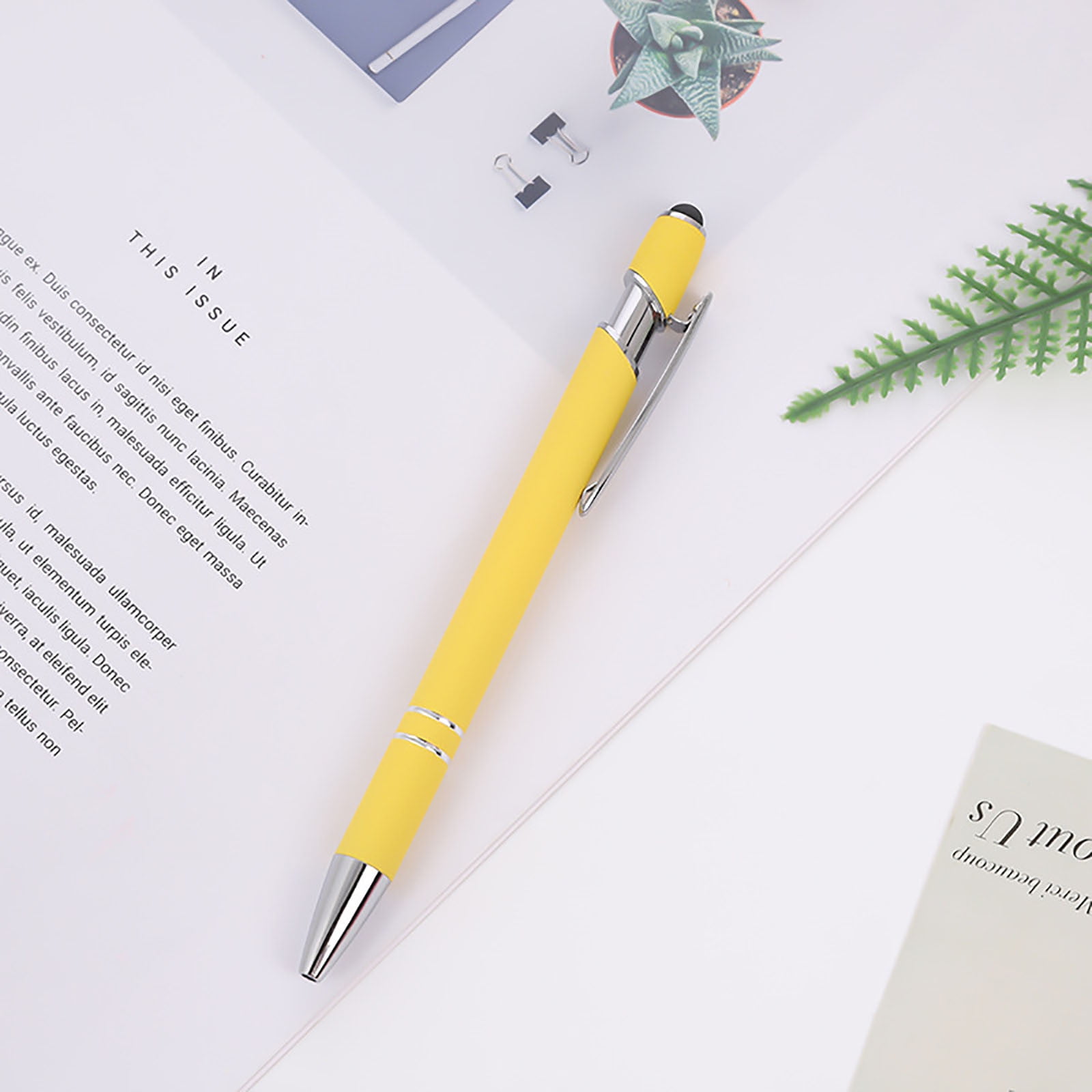 Aluminum Rod Pen Spray Adhesive Click Pen, Multi-Purpose Writing Pen ...