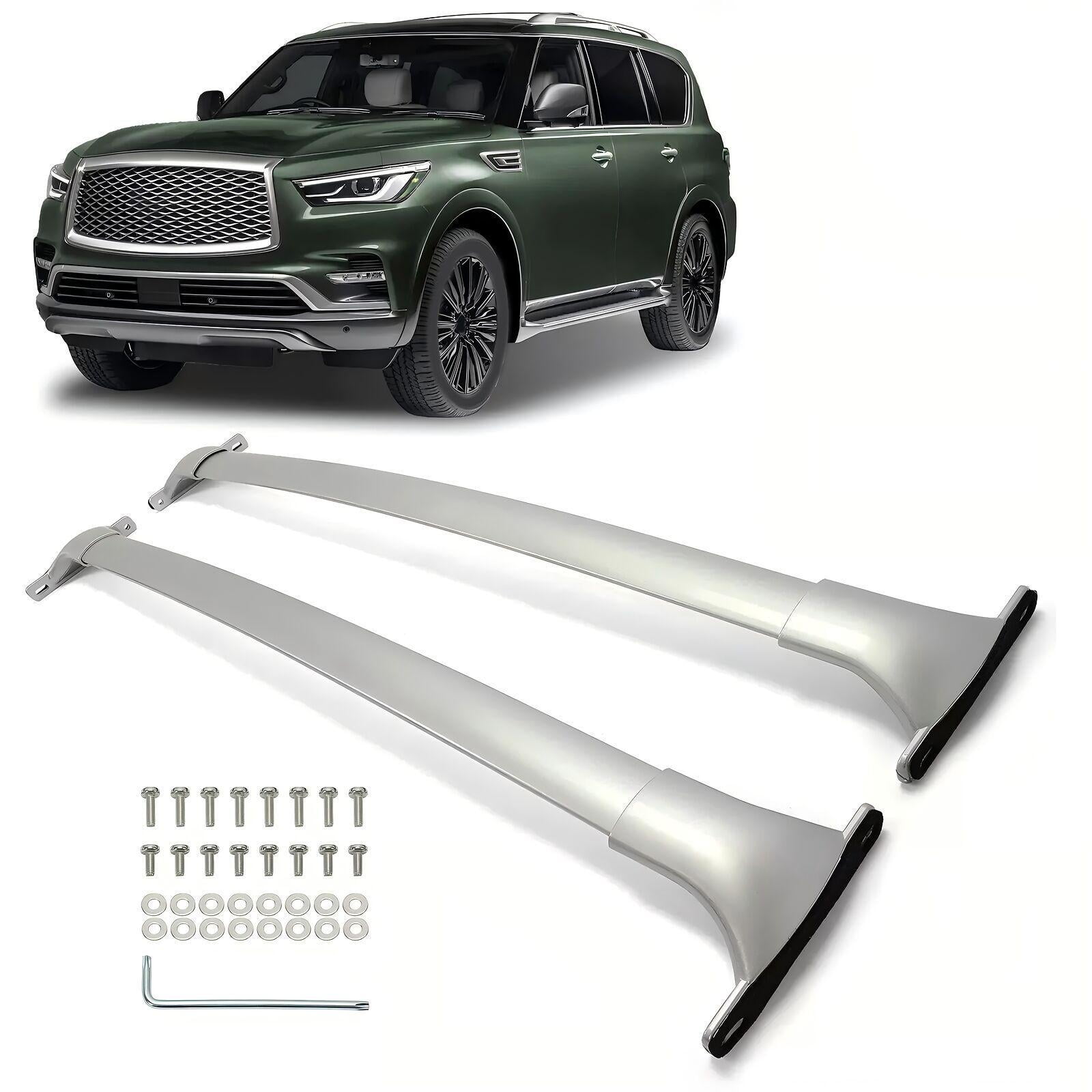 Aluminum Roof Rack Cross Bars Luggage Carrier For Infiniti QX56 11-13 ...