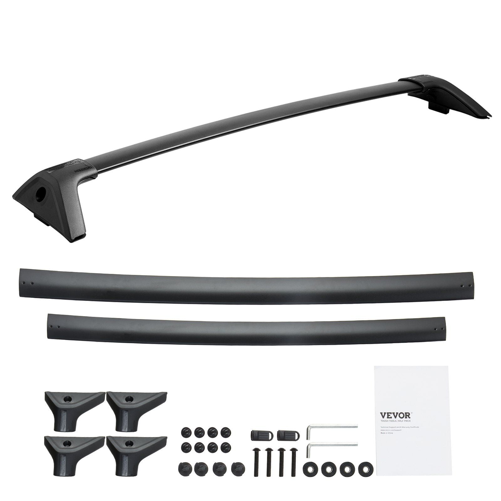 Aluminum Roof Rack Cross Bars for Toyota RAV4 (2019-2023), 260lbs Load ...