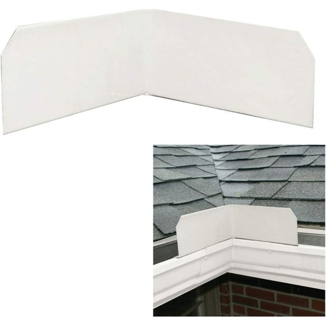 Aluminum Roof Valley Shield Gutter Guard, White (2G754G0-6) - Walmart.com