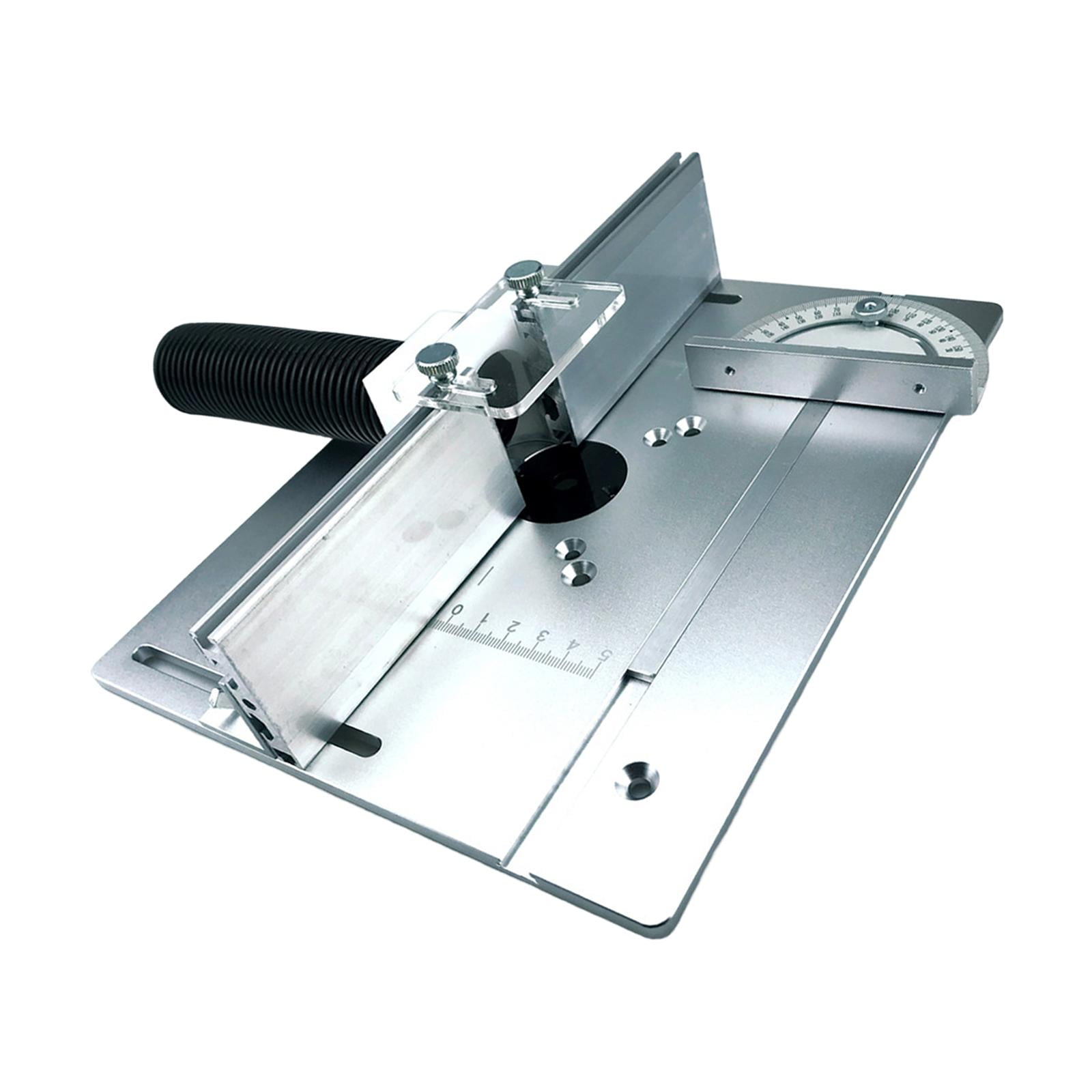 Aluminum Router Insert Plate with Sliding Fence, Woodworking Router ...