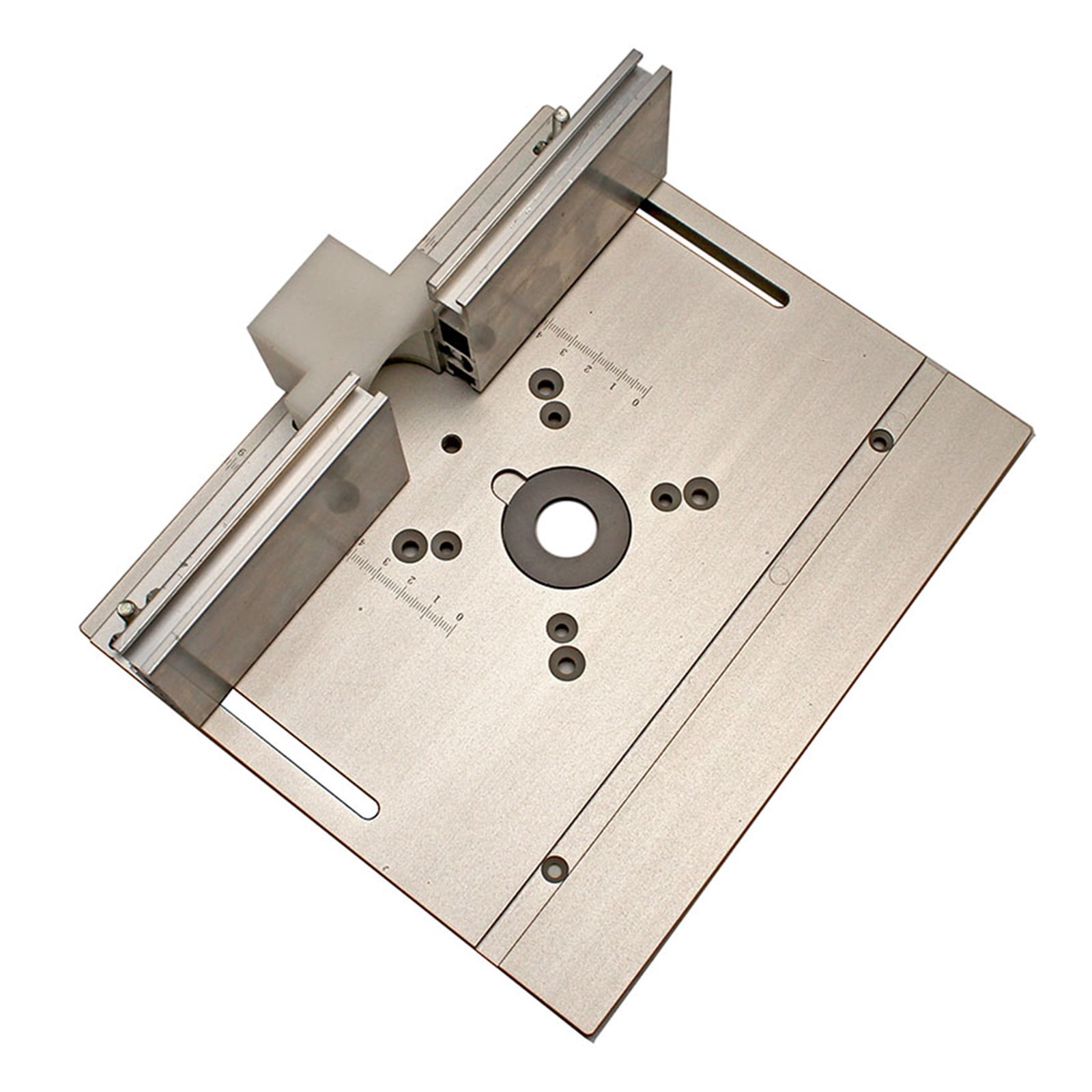 Aluminum Router Table Insert Plate W/Miter Gauge For Woodworking ...
