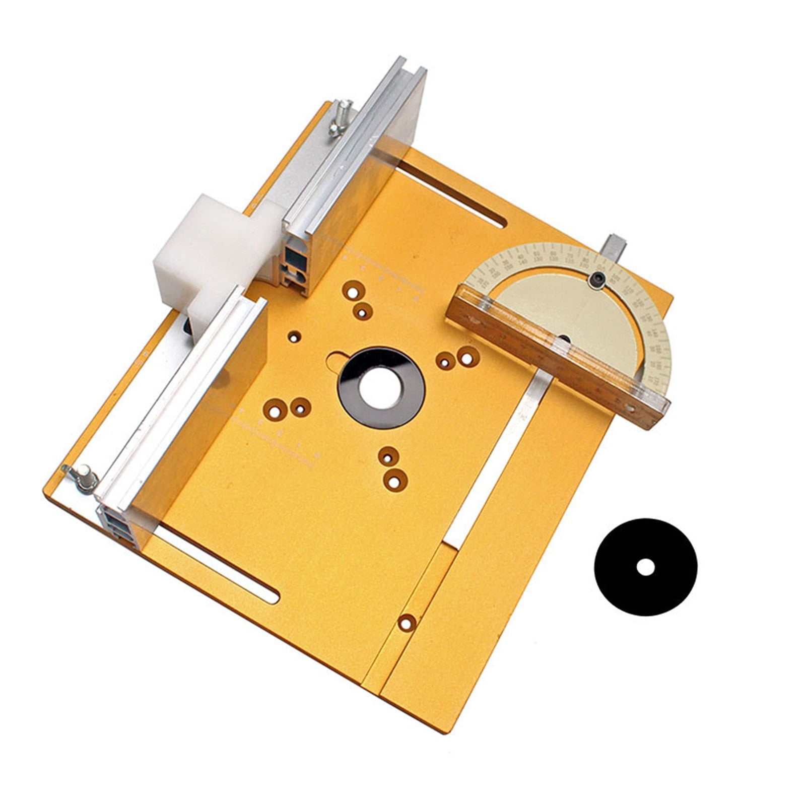 Aluminum Router Table Insert Plate W/Miter Gauge For Woodworking ...