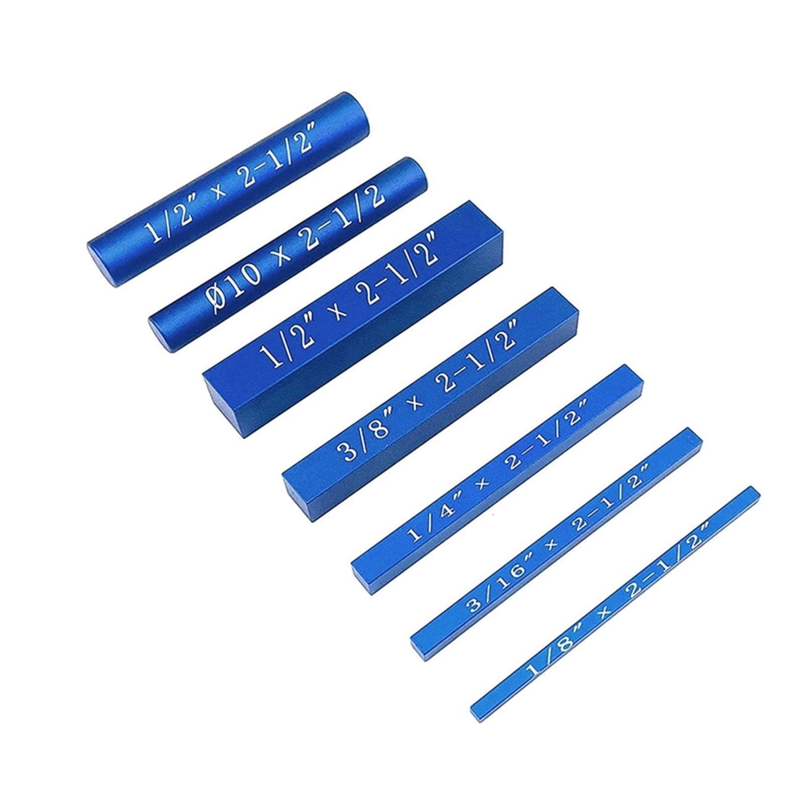 Aluminum Setup Blocks Height Gauge Set, 7Pcs Precision Aluminum Setup ...