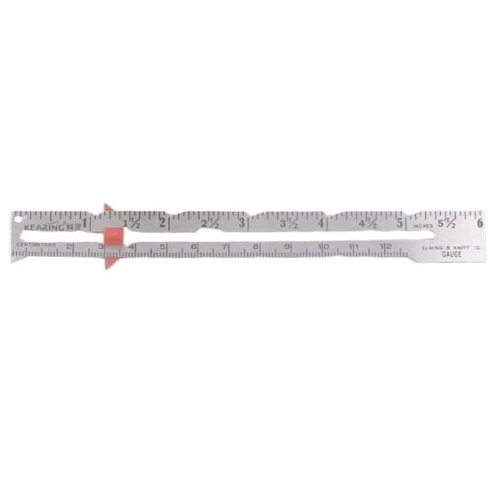 Aluminum Sewing Gauge with Slider DIY Patchwork Dress Making Measuring ...