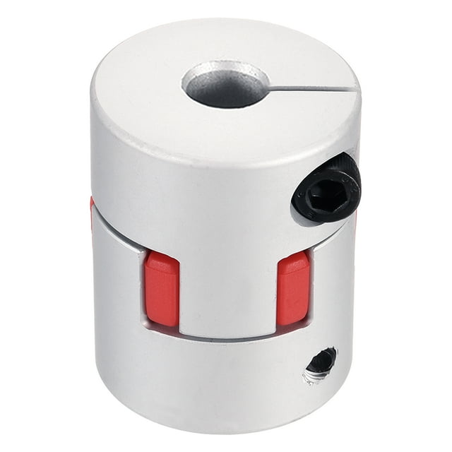 Aluminum Shaft Coupling 17mm to 17mm Coupling L50mm x D40mm Coupler Jaw ...