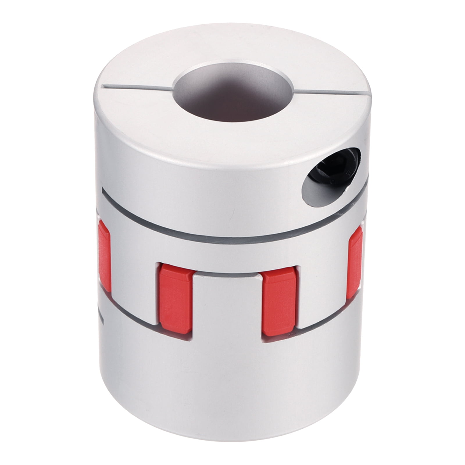 Aluminum Shaft Coupling 20mm to 28mm Coupling L66mm x D55mm Coupler Jaw ...