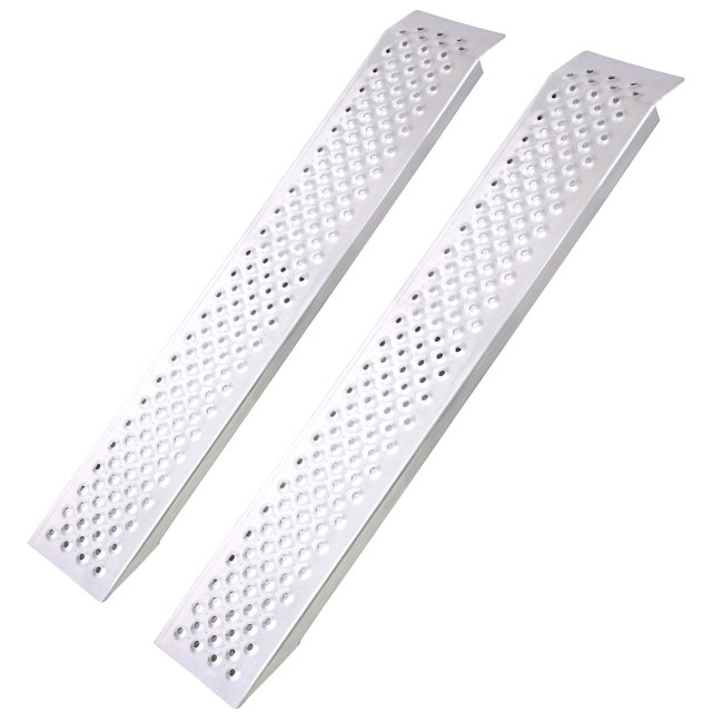 Aluminum Shed Ramps 2PC 4FT 880 Lbs Capacity Outdoor Loading for Shed ...