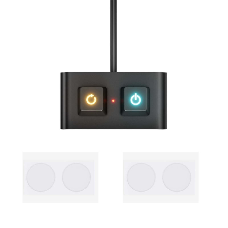 Aluminum Shell Eternal PC Power Reset Switch With Mechanical Keycap And ...