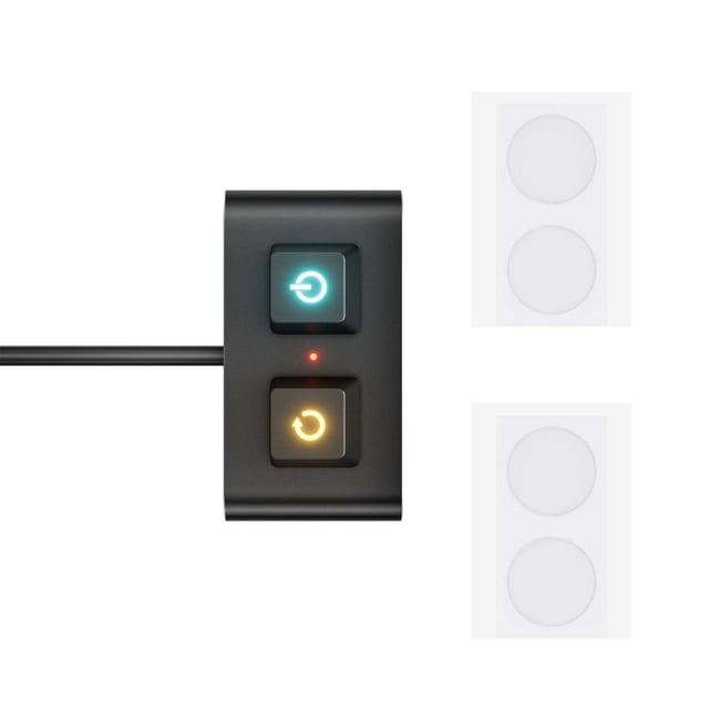 Aluminum Shell External PC Power Reset Switches With Mechanical Keycap ...