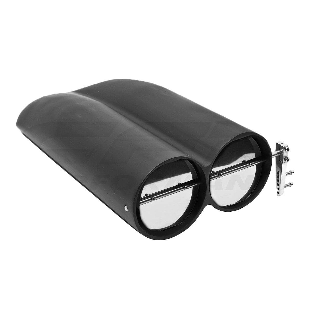 Cobra-Tek Aluminum Shot Gun Style Scoop Single Or Dual Quad Air Filter ...