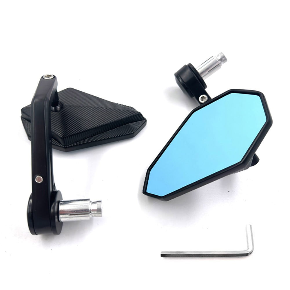 Aluminum Side Glass Handlebar Mounted Motorbike Anti 22Mm 7/8 Rear View ...
