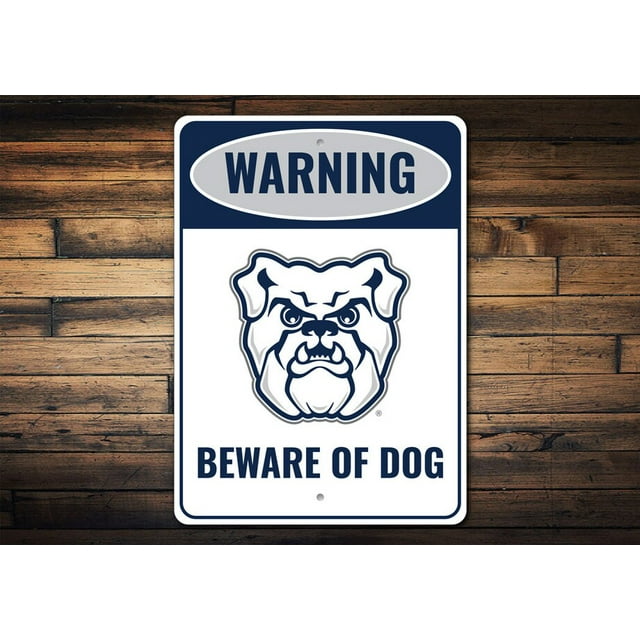 Aluminum Sign 12 x 16 inch - Butler Fan Sign Butler Bulldog Sign Butler ...