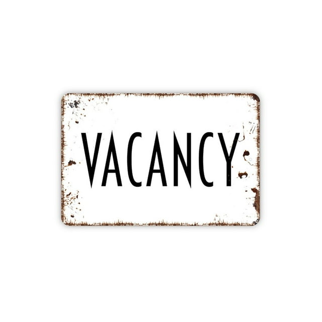 Aluminum Sign 12 x 16 inch - Vacancy Sign Metal Sign Farmhouse ...