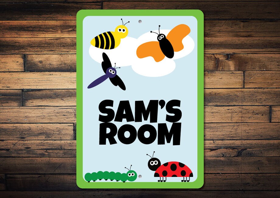 Aluminum Sign 8 x 12 inch - Bugs Sign Insects Sign Insects Decor Bug ...