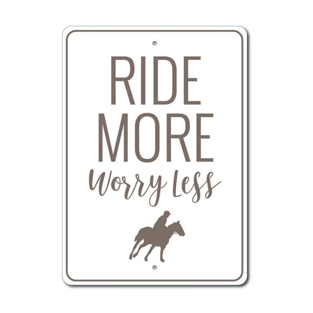 Aluminum Sign 8 x 12 inch - Horse Sign Horse Phrase Sign Horse Quote ...
