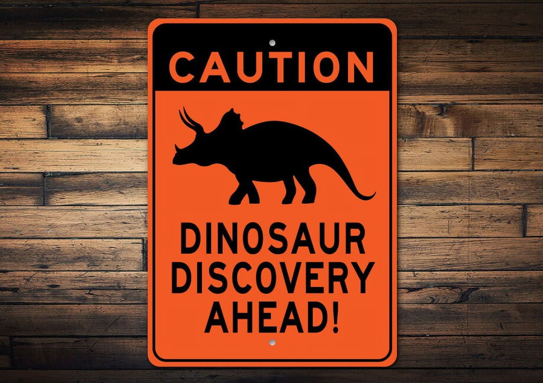 Aluminum Sign 8 x 12 inch - Kid Dinosaur Room Sign Dinosaur Sign ...