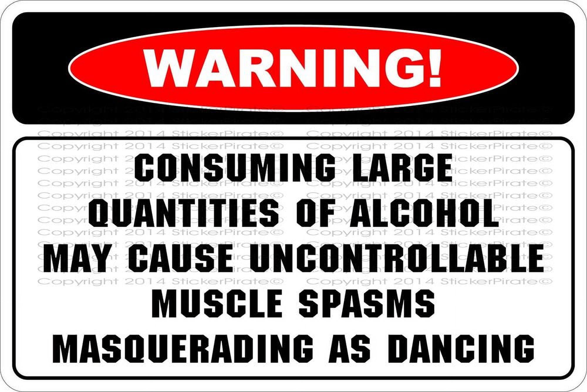Aluminum Sign 8 x 12 inch - Warning Consuming Large Quantities Of ...