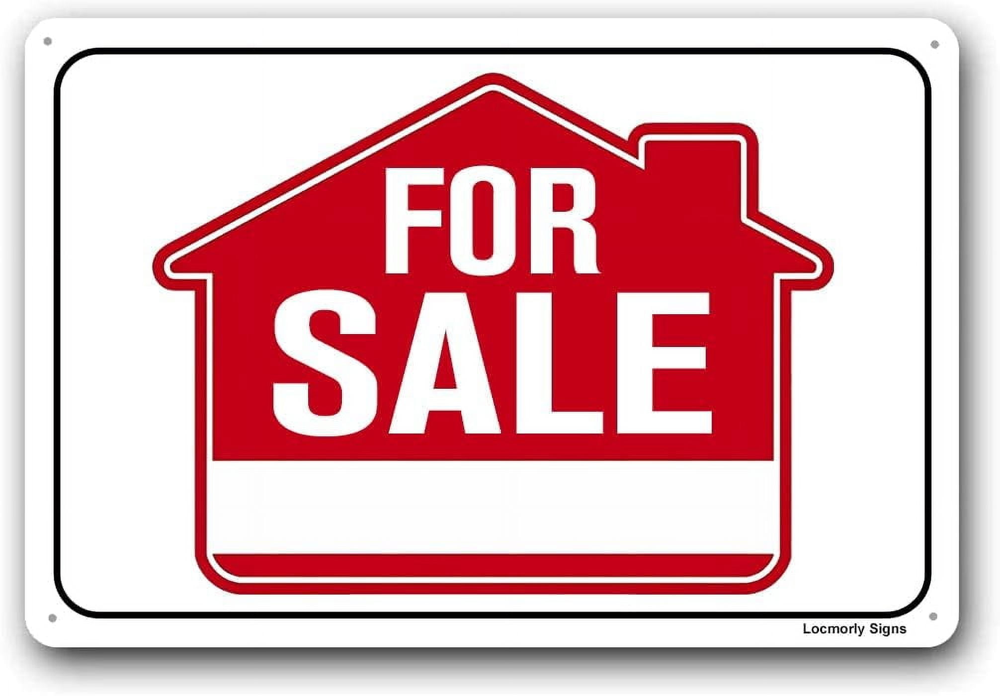 Aluminum Sign, For Sale Sign, 8x12 Inch, Metal Open House Signs for ...