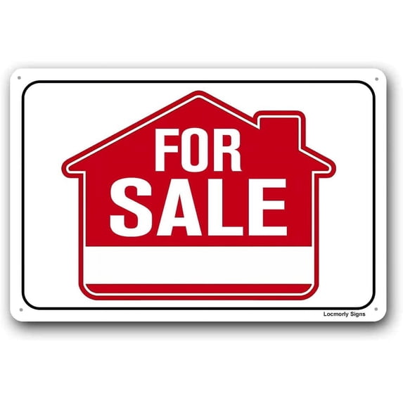 Aluminum Sign, For Sale Sign, 8x12 Inch, Metal Open House Signs for ...