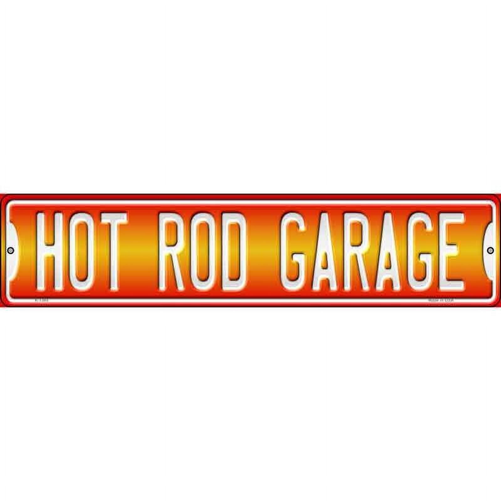 Aluminum Signs Size: 4 x 16 Inch Hot Rod Garage Novelty Metal Street ...